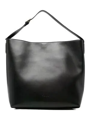 THEMOIRE Slouchy Shoulder Bag - Black