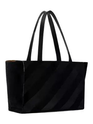 Off-White Sandbag Leather Tote Bag - Black