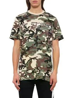 MASTERMIND WORLD Camo-print T-shirt - Green