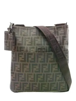 Fendi Zucca Monogram Shoulder Bag - Brown
