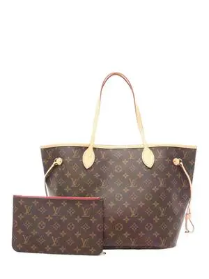 LOUIS VUITTON Neverfull Mm Monogram Tote Bag - Brown
