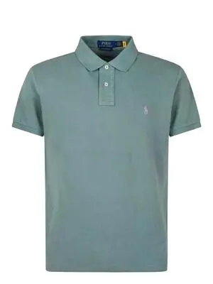 Polo Ralph Lauren The Iconic Custom Slim-fit Mesh Polo - Green