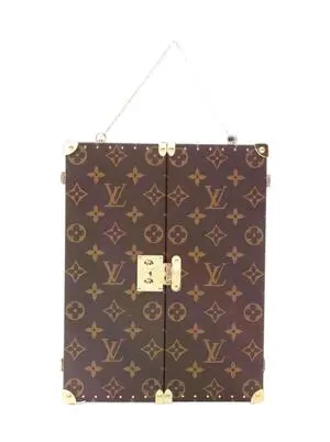 LOUIS VUITTON Monogram Trunk Mirror - Brown