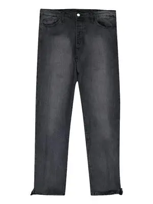 Rhude Washed Effect Jeans - Grey