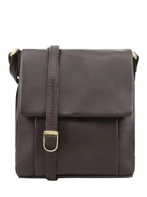 LLOYD BAKER Raisa Leather Crossbody Bag - Brown