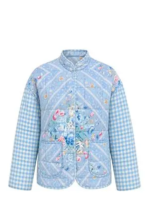 PALM COLLECTIVE Sonara Quilted Jacket - Blue