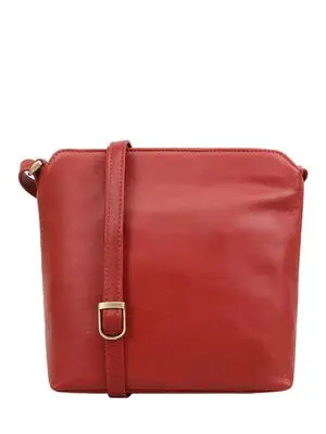 LLOYD BAKER Puri Leather Bucket Bag - Red