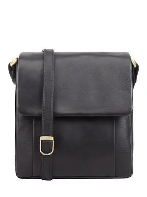 LLOYD BAKER Raisa Leather Crossbody Bag - Black