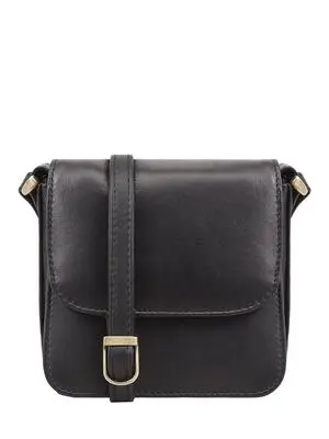LLOYD BAKER Jammu Leather Crossbody Bag - Black