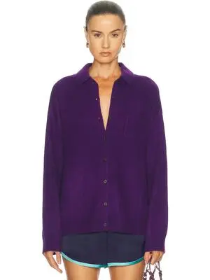 Staud Cameron Cashmere Cardigan - Cosmos