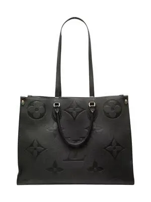 LOUIS VUITTON Monogram Empreinte Onthego Gm Satchel - Black