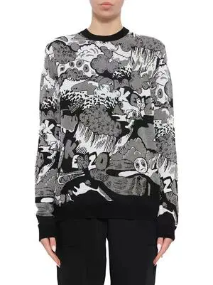 KENZO KENZO Graphic Print Crewneck Sweatshirt