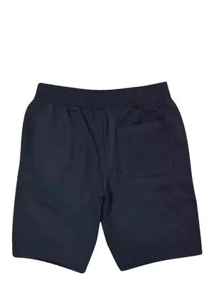 Champion Logo Patch Fleece Shorts - Blue