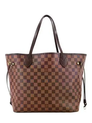 LOUIS VUITTON Damier Neverfull Mm Tote Bag - Brown