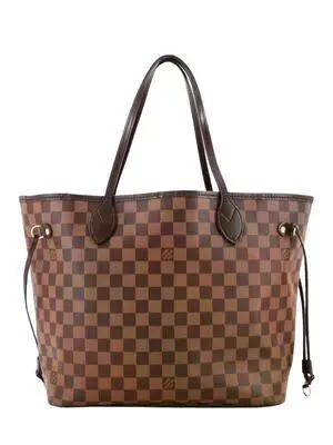 LOUIS VUITTON Damier Neverfull Mm Tote Bag - Brown