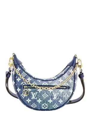 LOUIS VUITTON LOUIS VUITTON Monogram Hobo Bag Blue