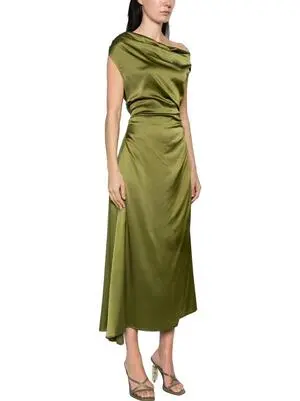 STAUD STAUD Phare Off-Shoulder Draped Dress