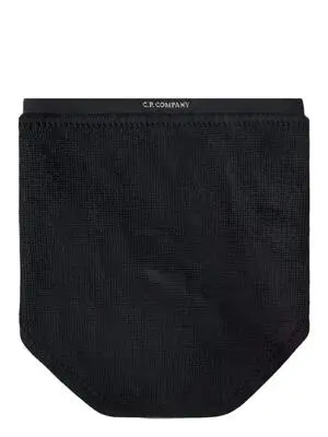 C.P. COMPANY Knitted Logo Neck Warmer - Black