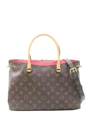 LOUIS VUITTON Pallas Monogram Tote Bag - Brown