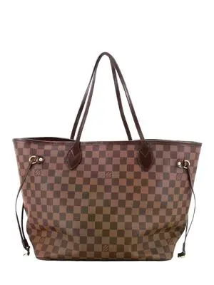 LOUIS VUITTON Damier Mm Tote Bag - Brown