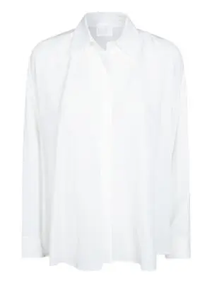 DONDUP Oversized Crepe De Chine Shirt - White