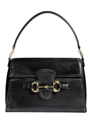 Gucci Horsebit Duomo Medium Top Handle Bag - Black