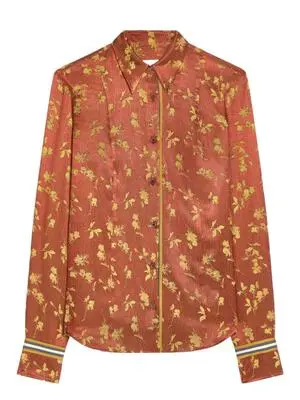 Dries Van Noten Jacquard Floral Print Shirt - 701