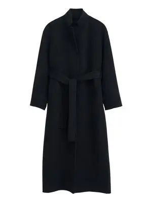 Filippa K Belted Wrap Coat - Black