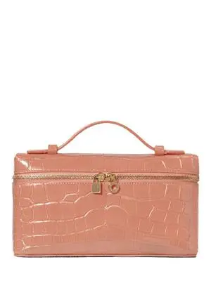 Loro Piana Extra Pocket L19 Vanity Case - Pink