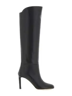 JIMMY CHOO Karter Knee High Boots - Black