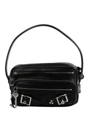 Acne Studios Medium Zippered Shoulder Bag - Black