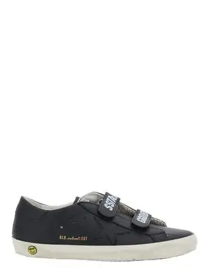 GOLDEN GOOSE Round-toe Low-top Sneakers - Black