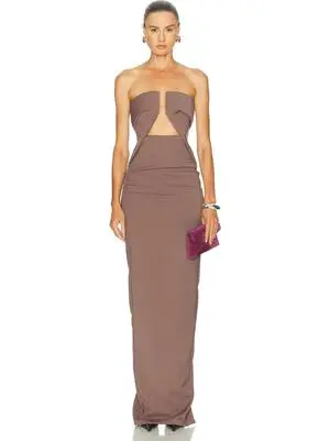Rick Owens Prong Gown - Grape