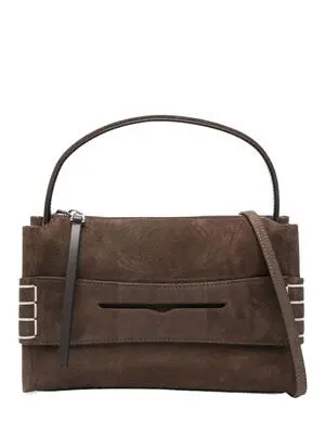 JW Anderson JW Anderson Loafer Small Leather Shoulder Bag Brown