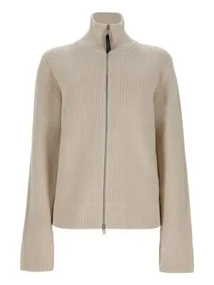MAISON MARGIELA Maison Margiela Cardigan Con Zip Beige