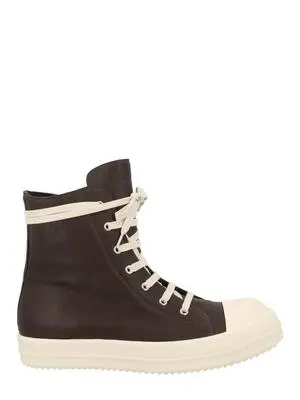 Rick Owens Tower" High Top Sneakers - Brown