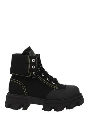 GANNI Combat Boots - Black