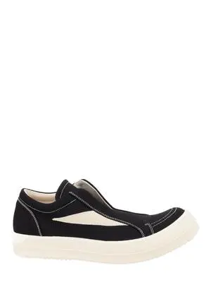 Rick Owens Laceless Vintage Sneakers - Black