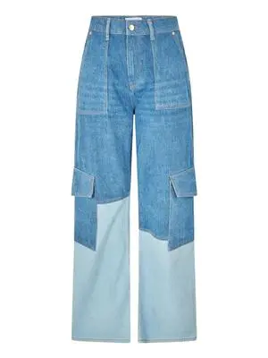 GANNI Ganni Wide-Leg Cargo Jeans