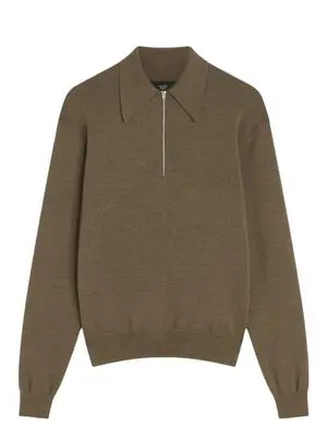 Phoebe Philo Long-sleeved Zip-up Polo Shirt - No