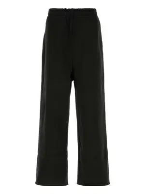 ENTIRE STUDIOS Straight-leg Athletic Pants With Elastic Waist - Black