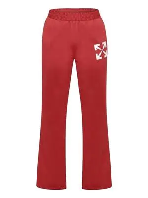 Off-White Printed Sweatpants Red