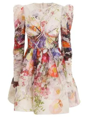ZIMMERMANN ZIMMERMANN Multicolored Floral Mini Dress