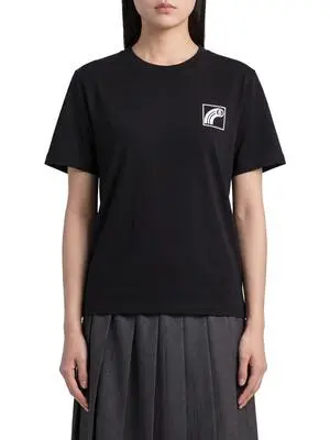 MAISON MARGIELA MM6 Maison Margiela Black T-Shirt With Graphic Print Black