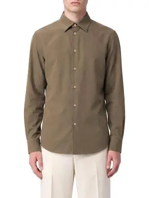 Valentino Garavani Slim Fit Silk Shirt With French Collar - Green