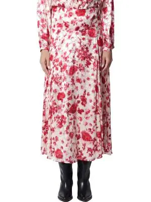 ISABEL MARANT ÉTOILE ISABEL MARANT ÉTOILE Floral Print Midi Skirt