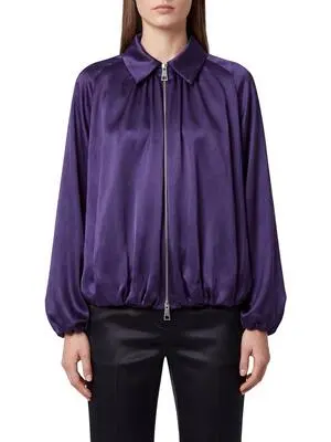 Liviana Conti Zip-up Jacket - Blue