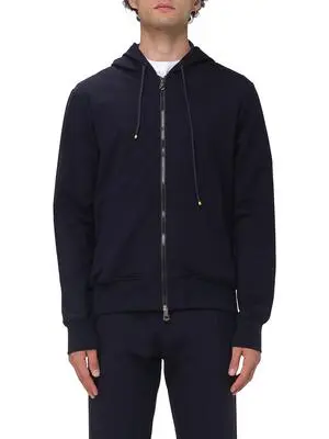 Paul Smith Full Zip Hooded Sweatshirt - Navy