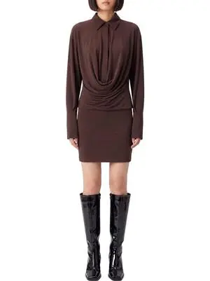 Andamane Mini Dress - Brown