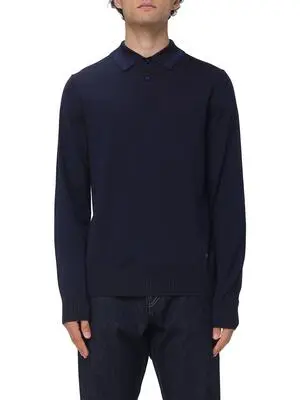 Paul Smith Paul Smith Long Sleeve Polo Sweater Navy